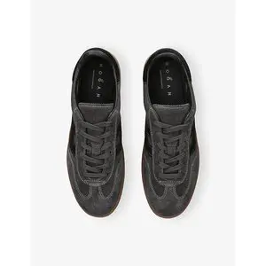 Hogan Suede Paneled Lace-up Trainers