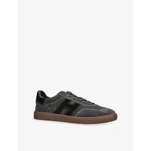 Hogan Suede Paneled Lace-up Trainers