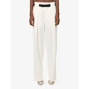 DARKPARK Ronda Belted Pleated Woven Trousers