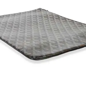 Goyard Goyardine Canvas Senat Pouch Gm - Black
