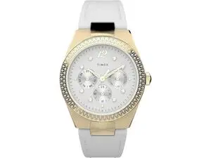 TIMEX Simone Function Goldtone White Tw2v80500 - Brass