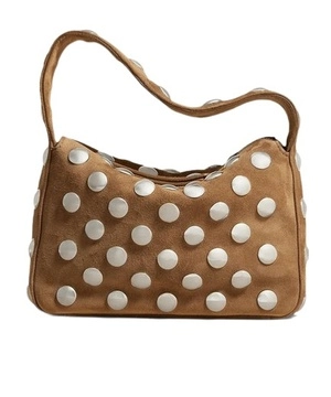 Khaite Riveted Handbag - Brown