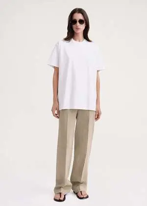 TOTEME Crewneck Short-sleeved T-shirt