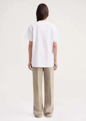 TOTEME Crewneck Short-sleeved T-shirt