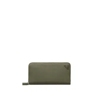 Prada Saffiano Wallet - Green