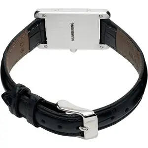 NUMBERING Crocodile-embossed Leather Bracelet