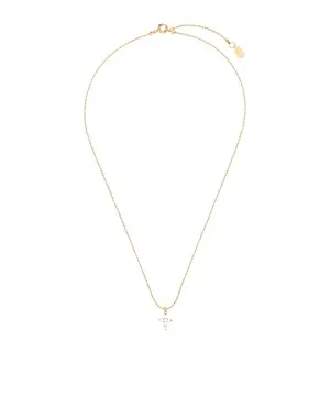 NUMBERING Ball Chain Necklace Gold