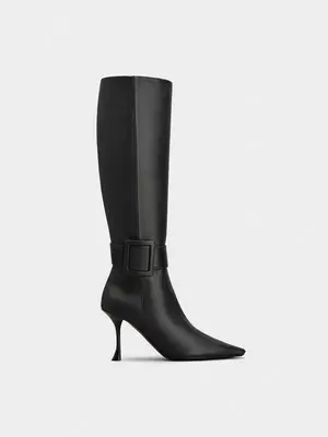 ROGER VIVIER Viv' In The City Boots In Leather
