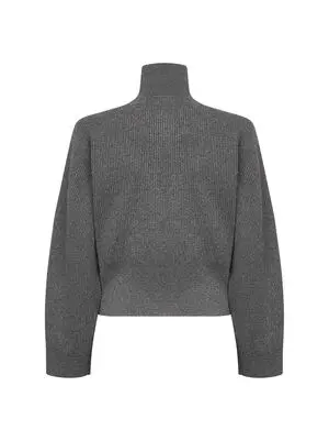 Brunello Cucinelli High Neck Zip-up Jacket