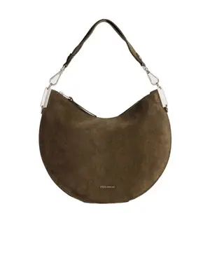 COCCINELLE Crescent Shoulder Bag - Fango