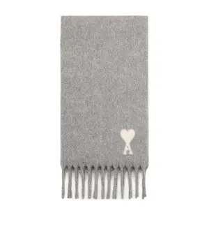 AMI Paris Tasseled Scarf