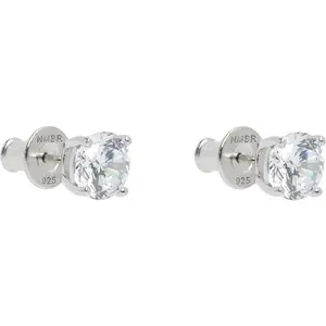 NUMBERING Inlaid Earrings