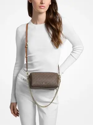 Michael Kors Bryant Small Signature Logo Crossbody Bag - Brown