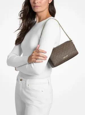 Michael Kors Bryant Small Signature Logo Crossbody Bag - Brown