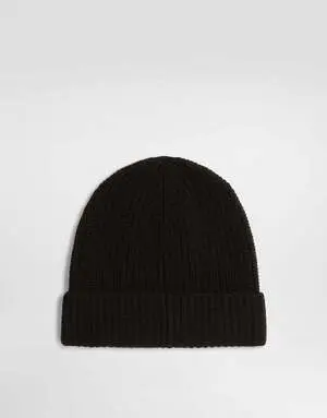 Dolce & Gabbana Cashmere Ribbed Beanie