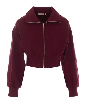 TWINSET Zip-up Knit Top