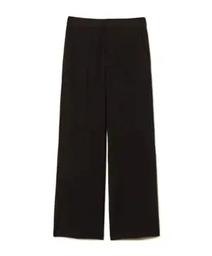 TWINSET Crepe Logo Straight-leg Trousers
