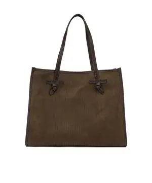 GIANNI CHIARINI Ribbed Tote Bag With Top Handles - No