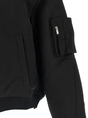 THOM KROM Zipped Bomber Jacket