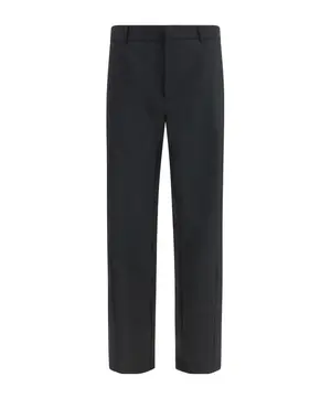 Herno Casual Trousers With Belt Loops - Black