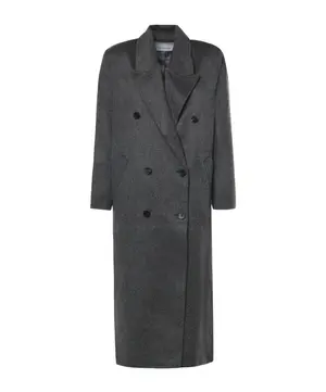 THE FRANKIE SHOP Wool Double-breasted Coat