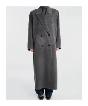 THE FRANKIE SHOP Wool Double-breasted Coat