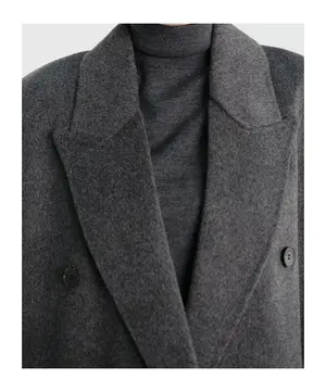 THE FRANKIE SHOP Wool Double-breasted Coat