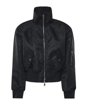 THE FRANKIE SHOP Stand Collar Zip Up Jacket