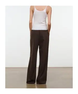 Staud Maysen Wide Leg Tailored Trousers
