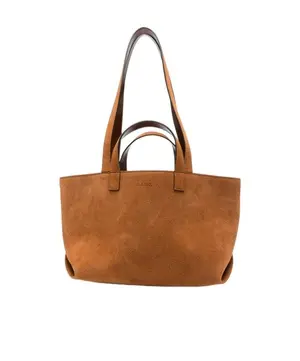 A.p.c. Logo-embossed Suede Tote Bag