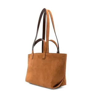 A.p.c. Logo-embossed Suede Tote Bag