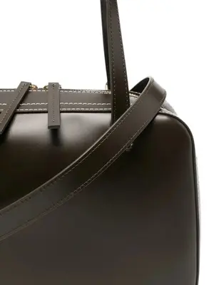 A.p.c. Contrast-stitch Leather Shoulder Bag