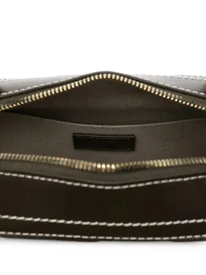 A.p.c. Contrast-stitch Leather Shoulder Bag