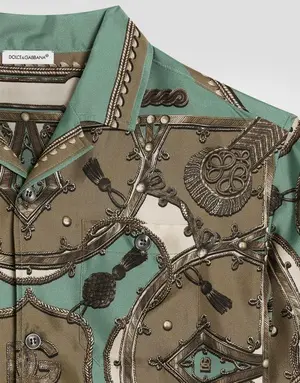 Dolce & Gabbana Logo-print Short-sleeve Shirt