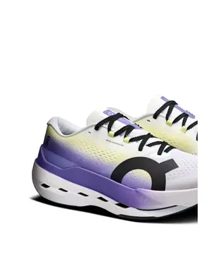 On Cloudboom Max Running Sneakers - White/juniper