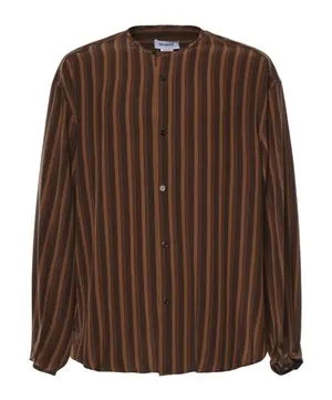 HED MAYNER Long-sleeved Shirt - Brown