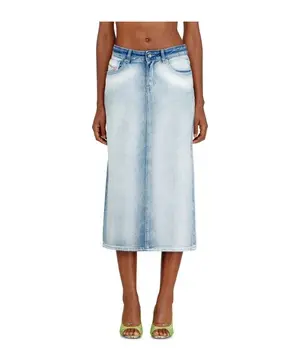 DIESEL® De Skye Fsi Midi Denim Skirt
