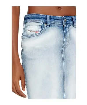 DIESEL® De Skye Fsi Midi Denim Skirt