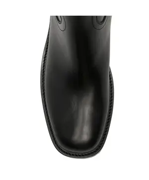 Dries Van Noten Round Toe Zip Up Boots
