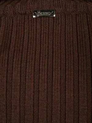 Herno Ribbed-knit Turtleneck Sweater