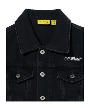 Off-White Diagonal Marker Denim Jacket