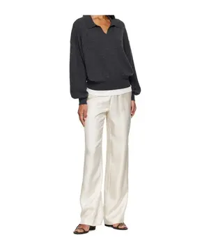 LISA YANG Polo Collar Sweater