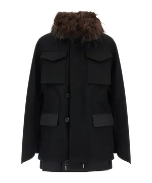 Sacai Long-sleeved Coat