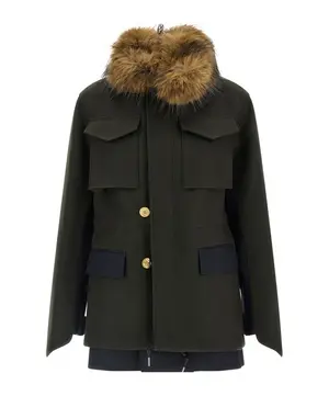 Sacai Long-sleeved Coat