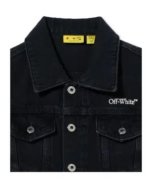 Off-White Diagonal Marker Denim Jacket