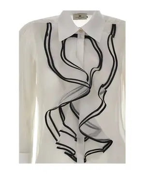 Elisabetta Franchi Ruffled Shirt