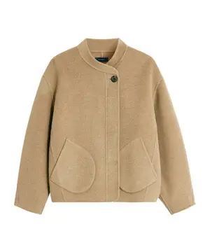 Soeur Short Coat - Beige