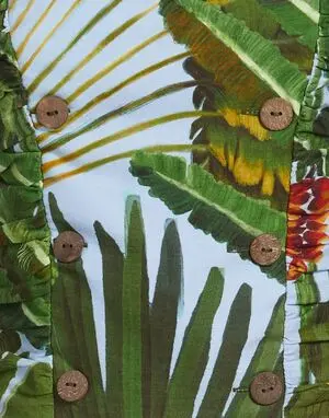 Farm Rio Floral Sleeveless Cropped Top