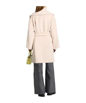 Max Mara Classic Tie Waist Long Coat
