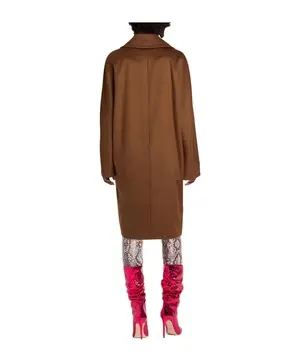 Max Mara Double-breasted Wool-like Coat